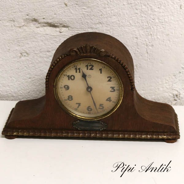 Bordlampe bejset træ til pynt L28xH16xD7 cm